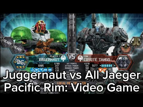 Juggernaut vs All Jaeger - Pacific Rim: Video Game - YouTube