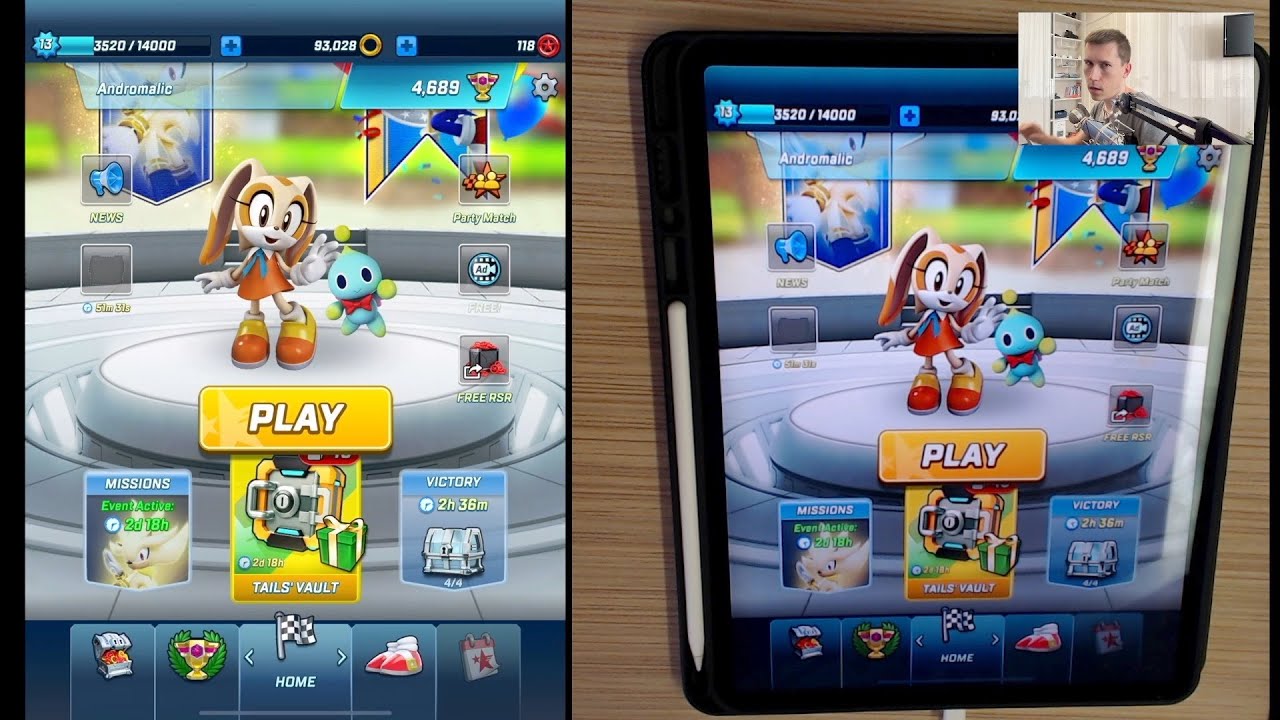 Sonic Forces (iOS, Android) CREAM THE RABBIT - Character Review ...