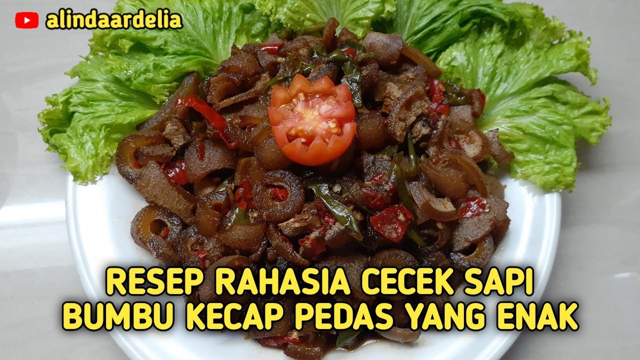 RESEP RAHASIA CECEK SAPI BUMBU KECAP PEDAS YANG ENAK #masakanindonesia ...