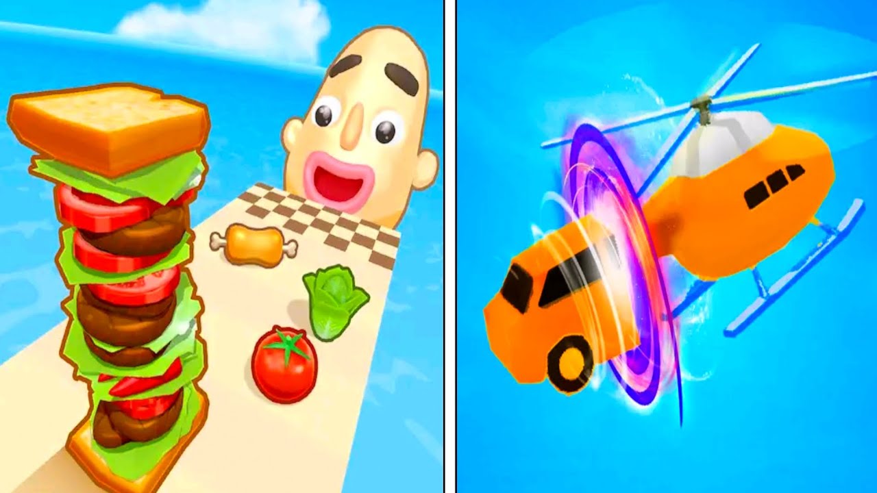 Sandwich Runner | Shape Shifting | Sandwich Run | Android,ios Game ...