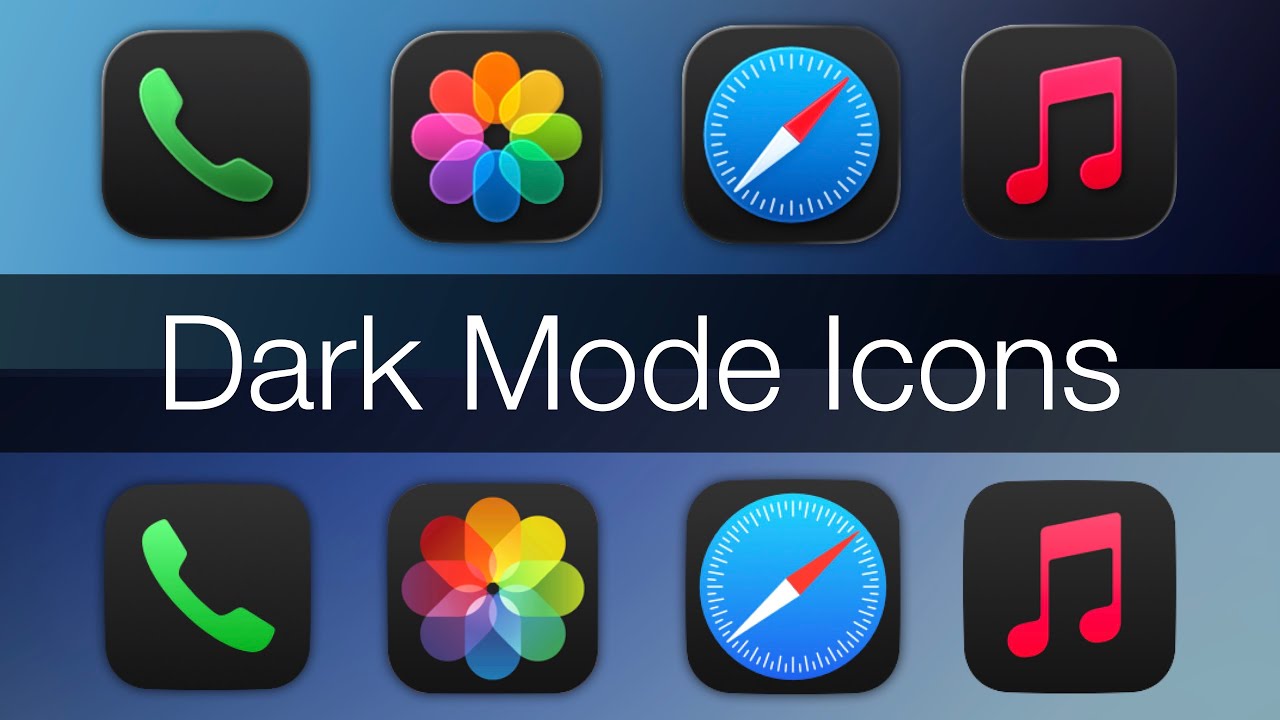 iOS 26 vs iOS 18: Dark Mode Icons! - YouTube