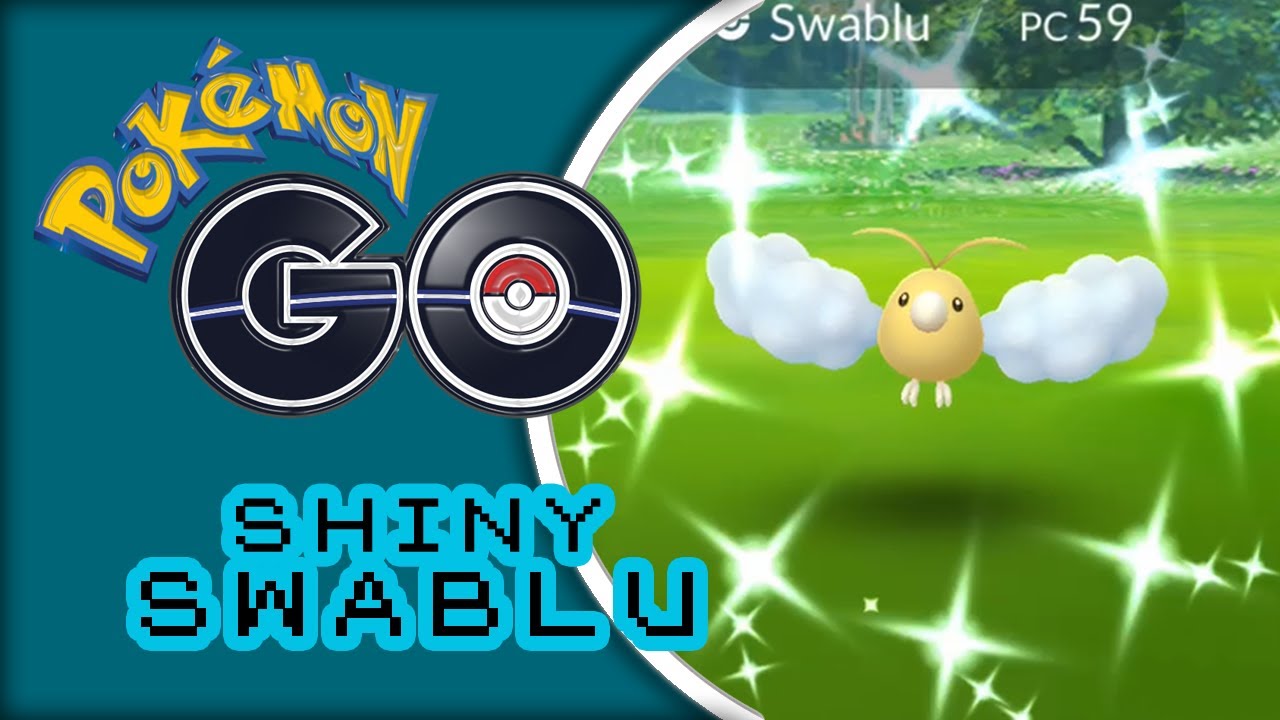 Swablu shiny | Pokémon GO - YouTube