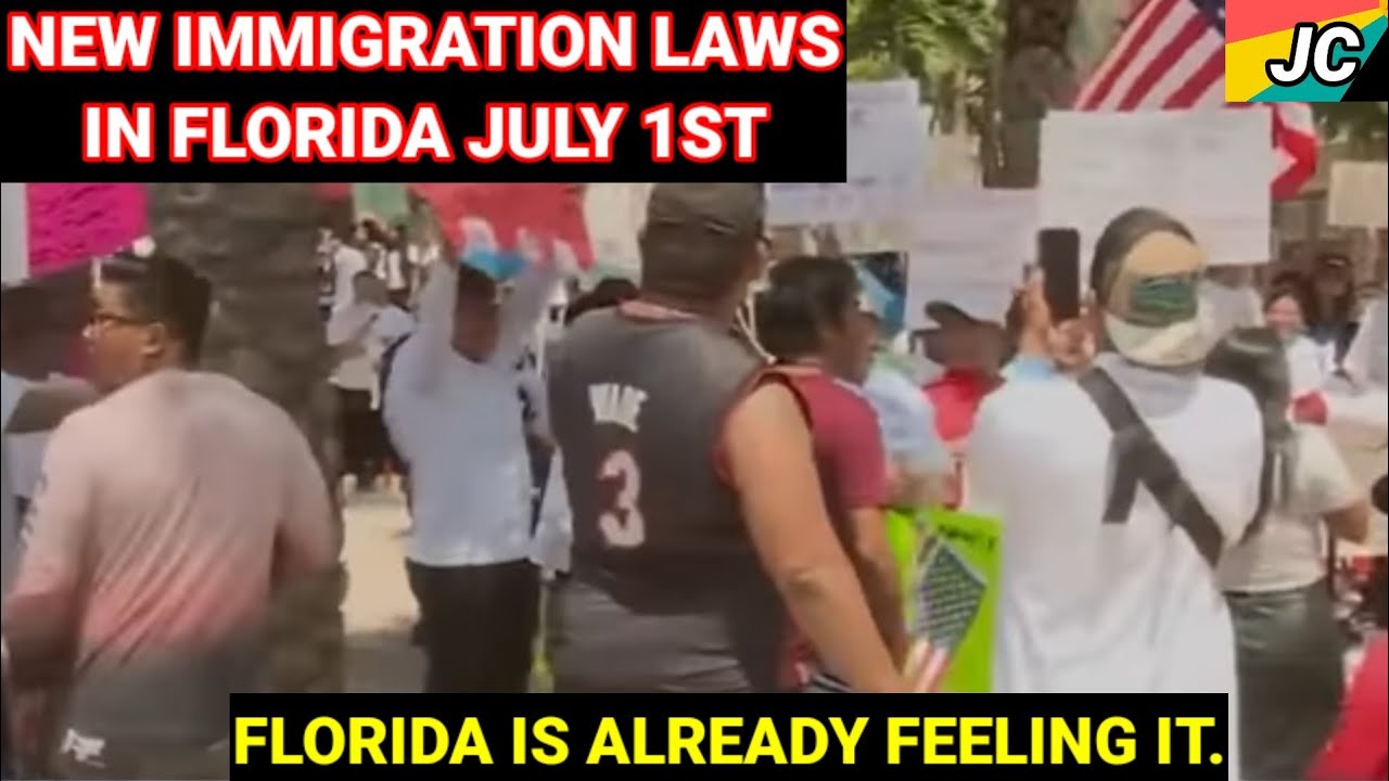 NEW IMMIGRATION LAW IN FLORIDA JULY 1ST - YouTube