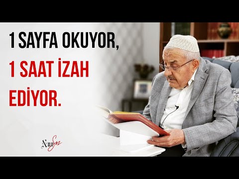 RİSALE-İ NUR'U ANLAMIYORUZ DİYENLERE (!) ÜSTAD HAZRETLERİNİN TALEBESİNDEN TAVSİYE