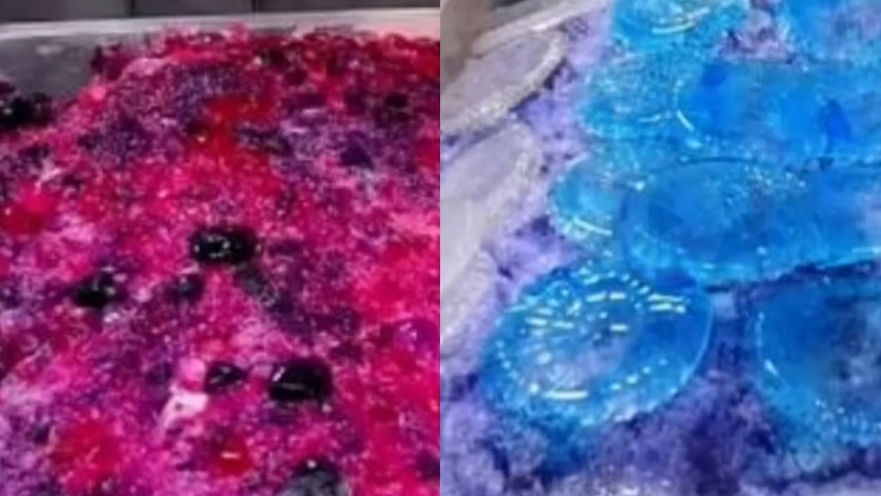 ASMR.... shaved ice with jewelry / ice chips eating asmr - YouTube