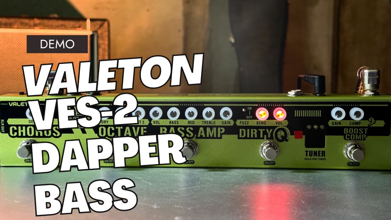 Valeton VES-2 Dapper Bass demo - YouTube
