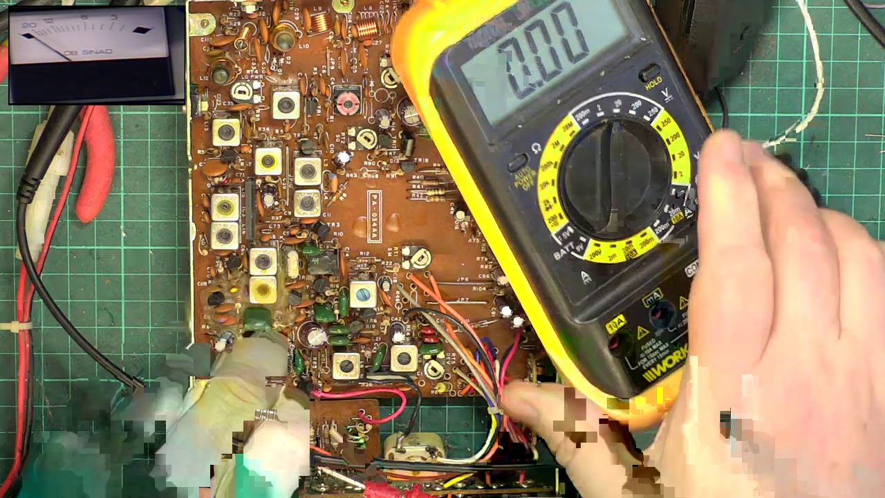 Audioline PT340 UK CB27/81 - Re-cap & retune - YouTube