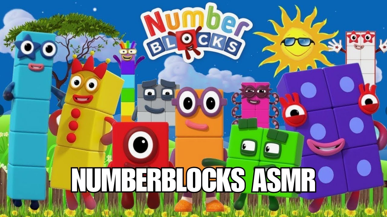 Numberblocks ASMR - Playing numberblocks compilation ASMR - mathlink ...