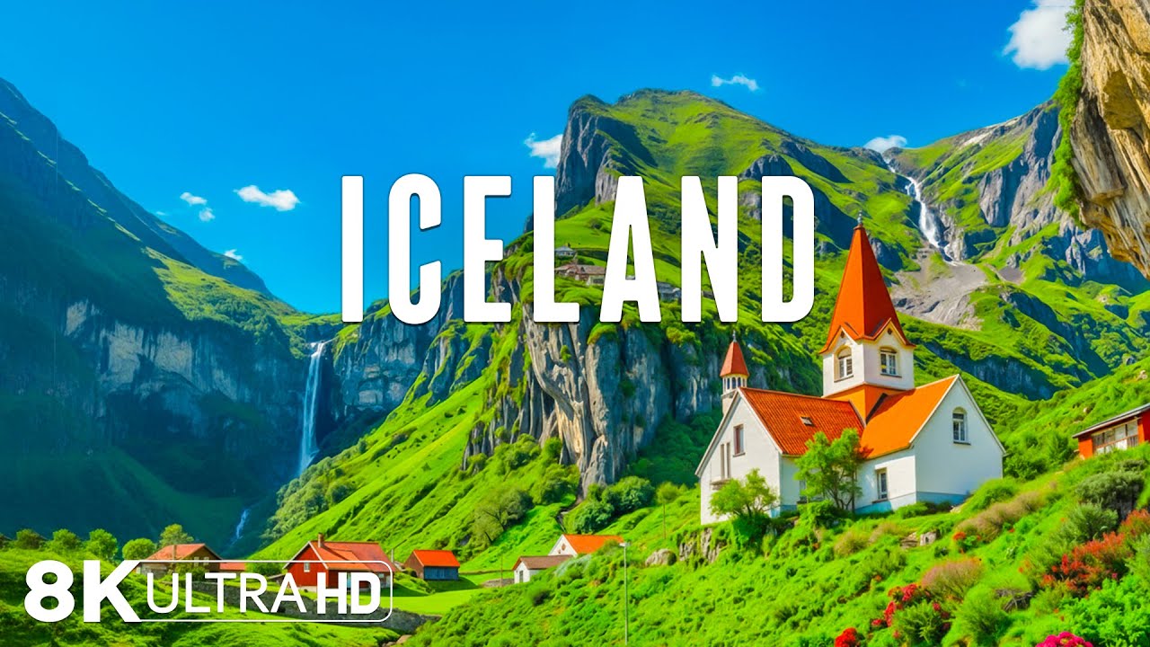 Iceland 8K – Misty Waterfalls, Volcanic Plains & The Timeless Calm of ...