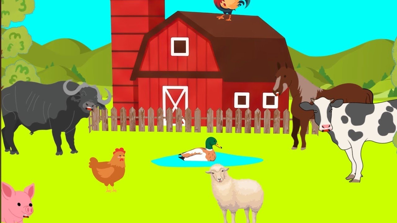 Farm Animals Song for kids | #Kids_learning #farm_animals #kidsvideo # ...