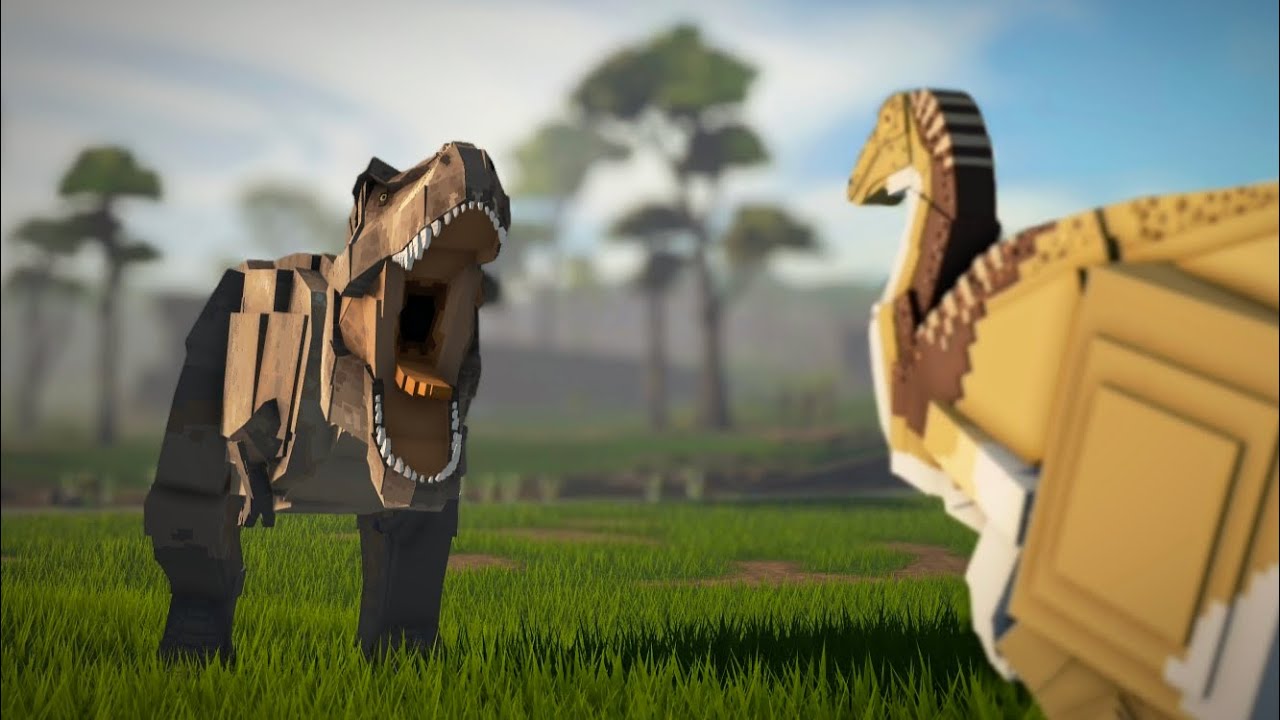 Playing JURASSIC BLOCKY for the First Time! | Roblox | Gameplay - YouTube