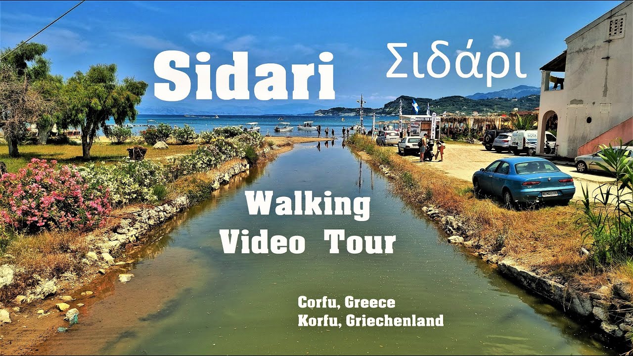 Sidari 🇬🇷 Walking Tour in 4K UHD ️ Σιδάρι | Corfu, Greece | Korfu ...