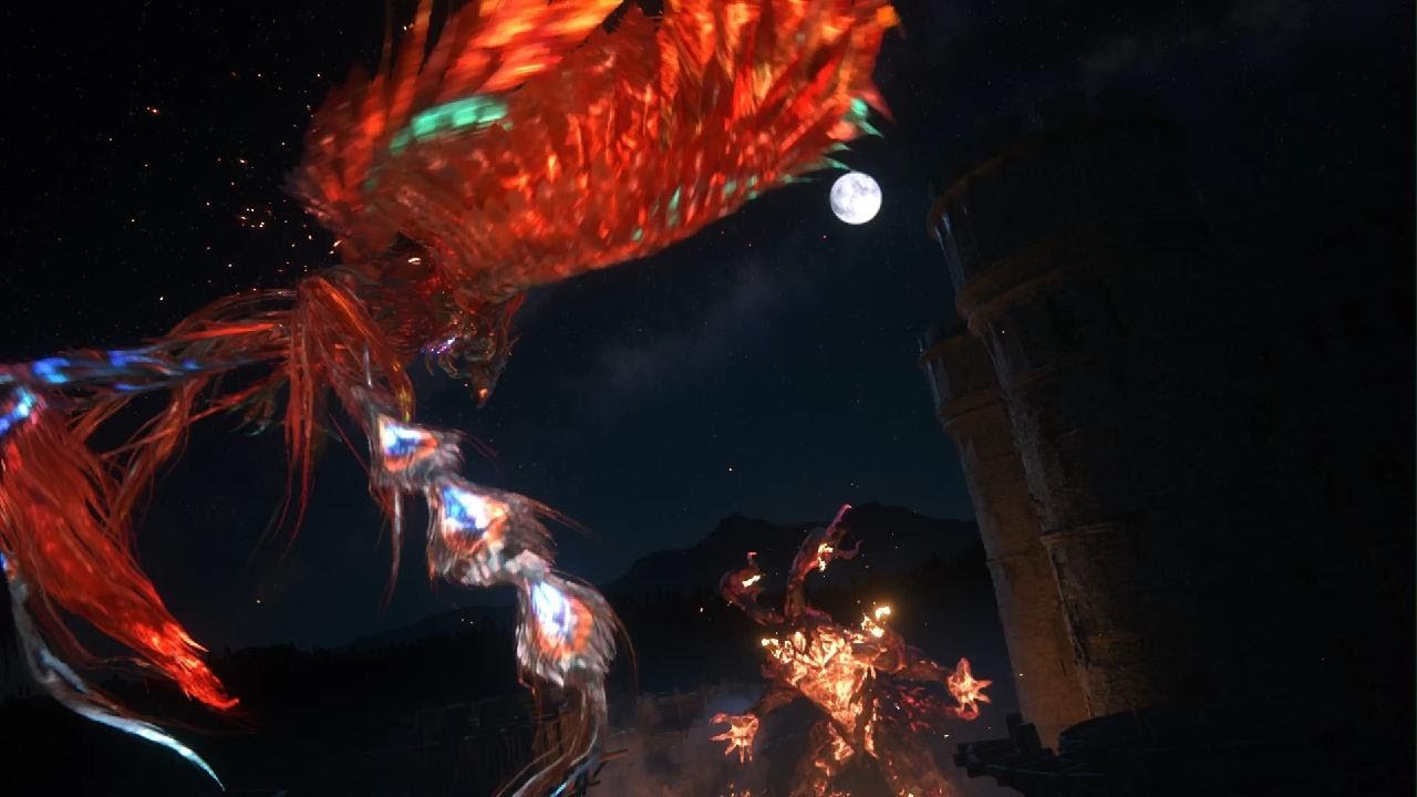 FINAL FANTASY XVI | 'Phoenix vs Ifrit' Boss Fight - YouTube