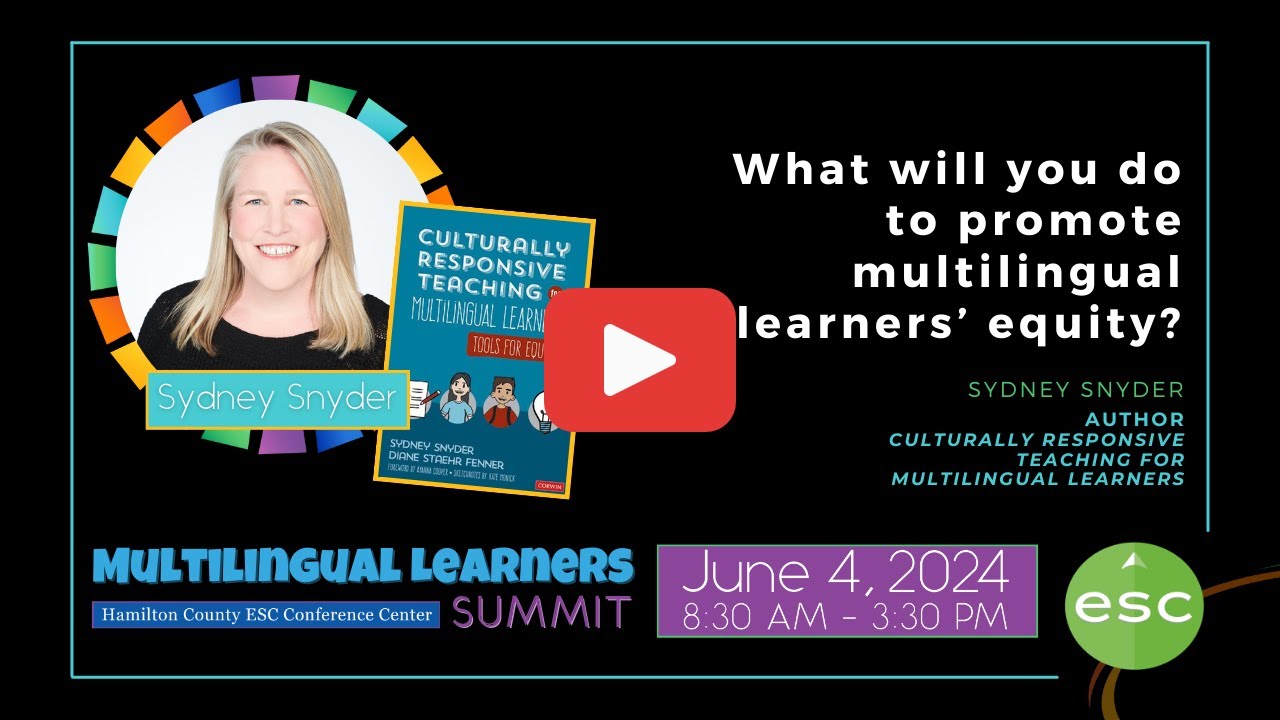 Promote Multilingual Learners' Equity - YouTube