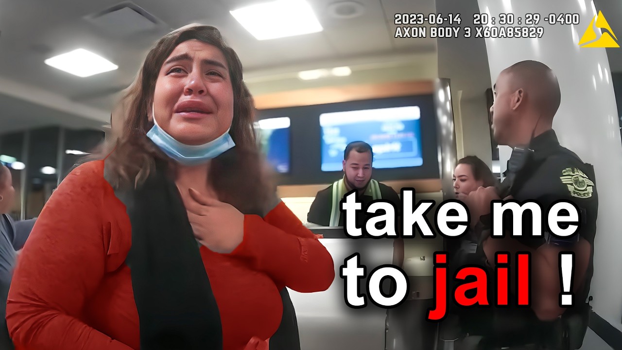 The Most Ridiculous Airport Passenger Arrests Caught On Bodycam - YouTube