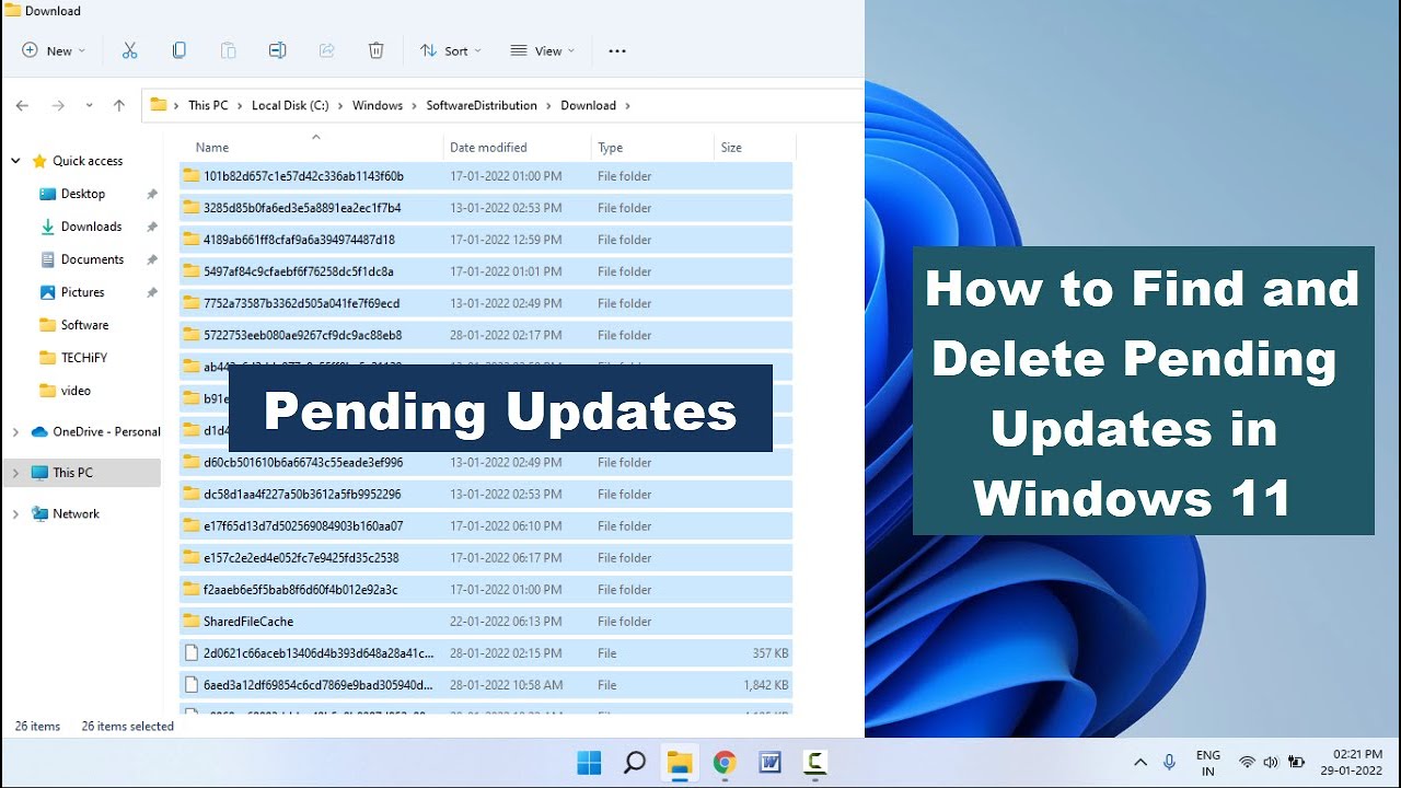 How to Delete All Pending Updates on Windows 11 - YouTube