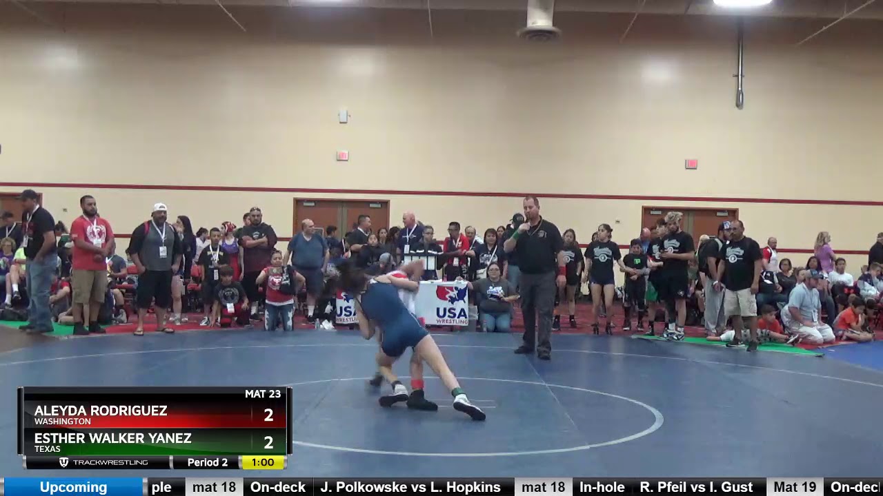 WOMEN 96-105 Aleyda Rodriguez Washington Vs Esther Walker Yanez Texas ...