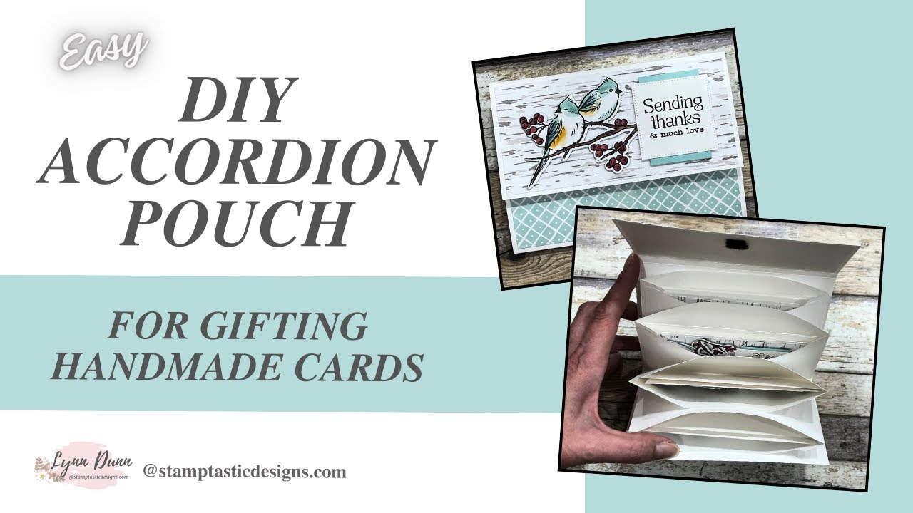 DIY Accordion Pouch Tutorial for Handmade Cards - YouTube