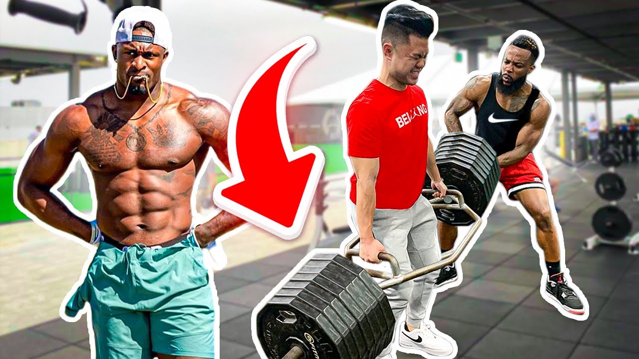 ME & CASH TRIED SUPERHUMAN TRAINING FOR A DAY! DK METCALF'S LEG AND ...