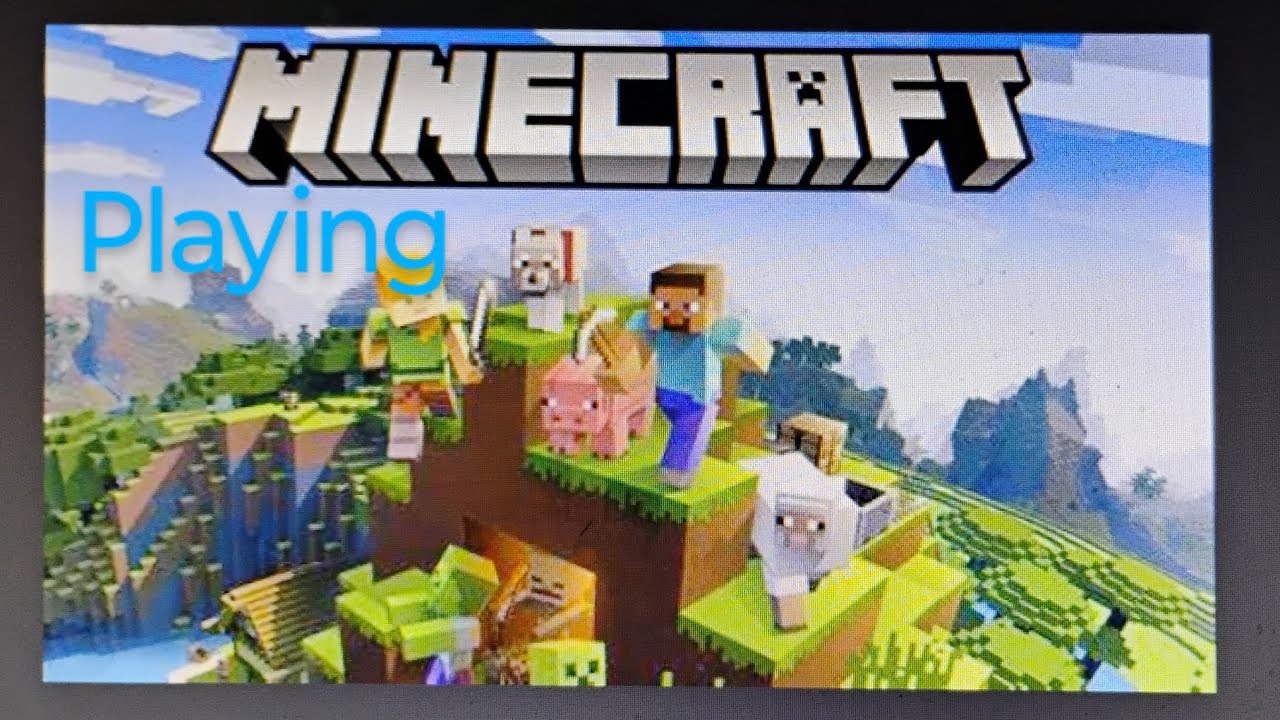 Playing minecraft - YouTube