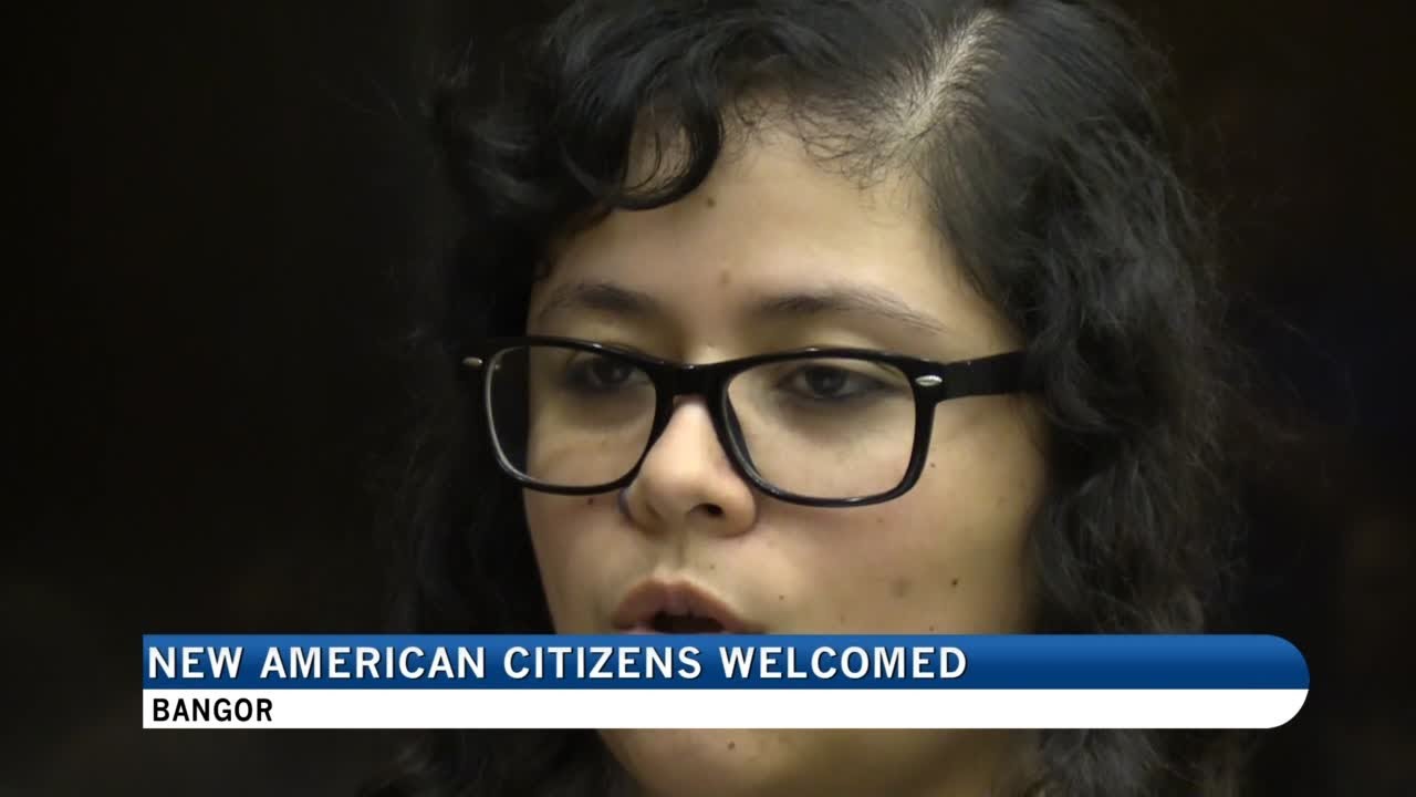 New American citizens welcomed in citizenship ceremony - YouTube