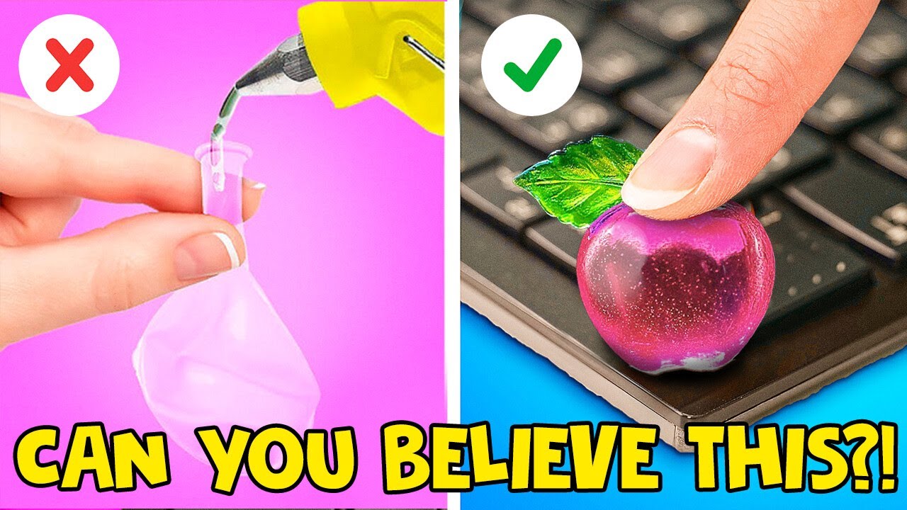 3D PEN VS GLUE GUN HACKS—Can You Believe I Made These? 😱 By 123 Go ...