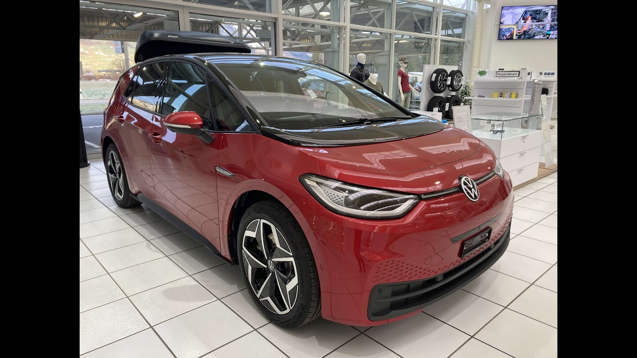 ID. 3 Top Sportsitze Andoya Felgen Discover Max Kings Red - YouTube