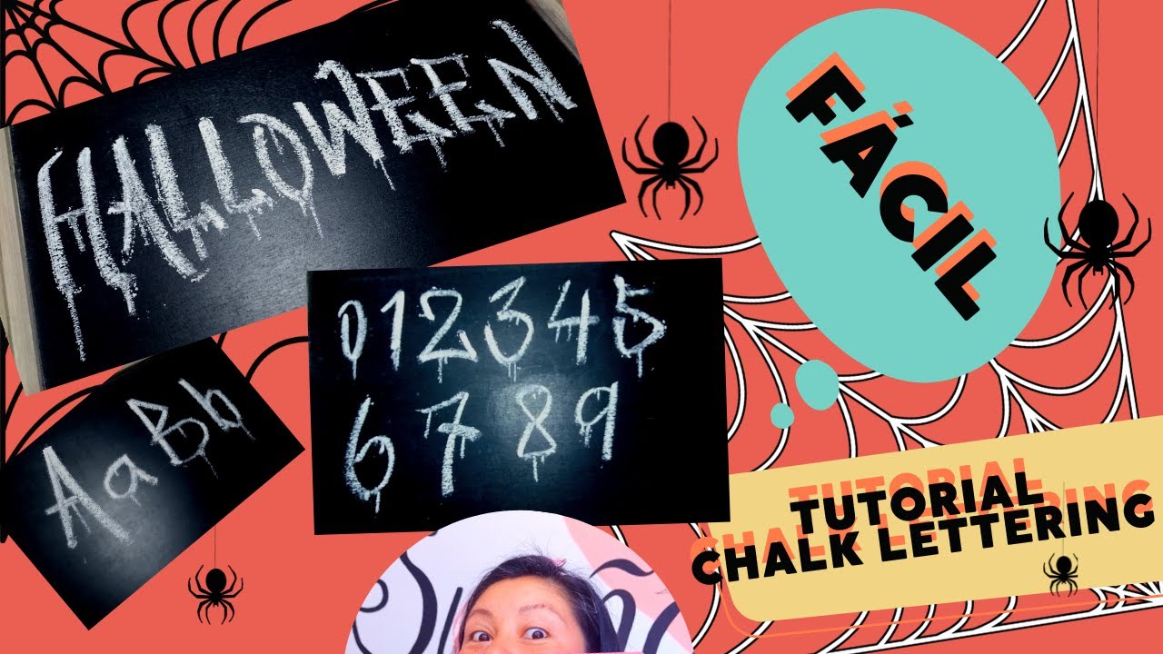 Como hacer Letras Terroríficas para Halloween | ChalkLettering | Paso a ...