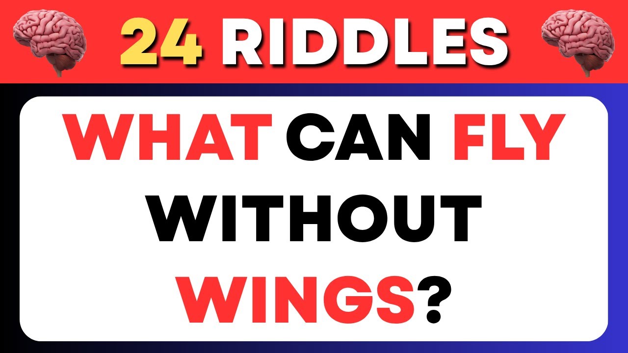 🤔 24 Tricky Riddles with Answers | Mind Quiz Game - YouTube