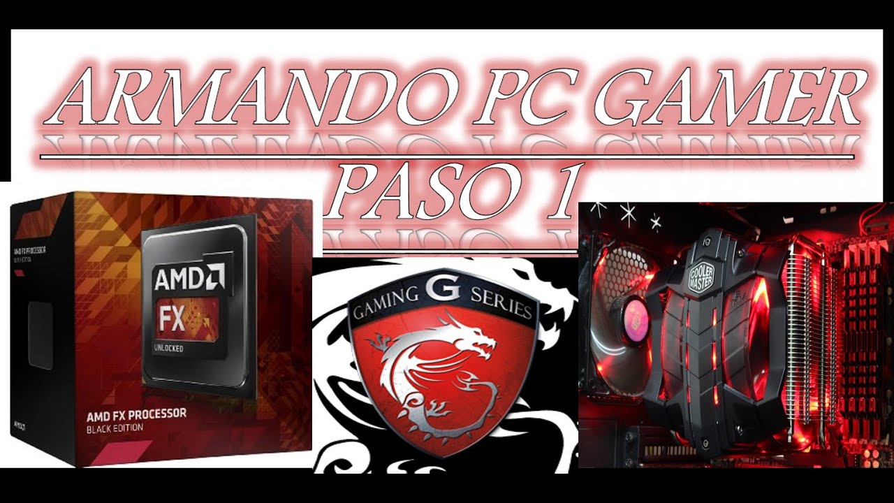 Armar Ultra Pc Gamer Paso 1 instalacion de Amd 8370 y CoolerMaster ...