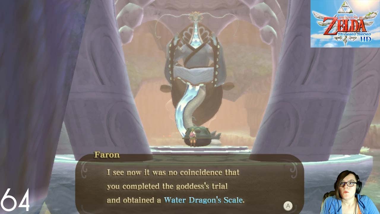 Great Water Dragon Faron- Legend of Zelda Skyward Sword Part 64 - YouTube