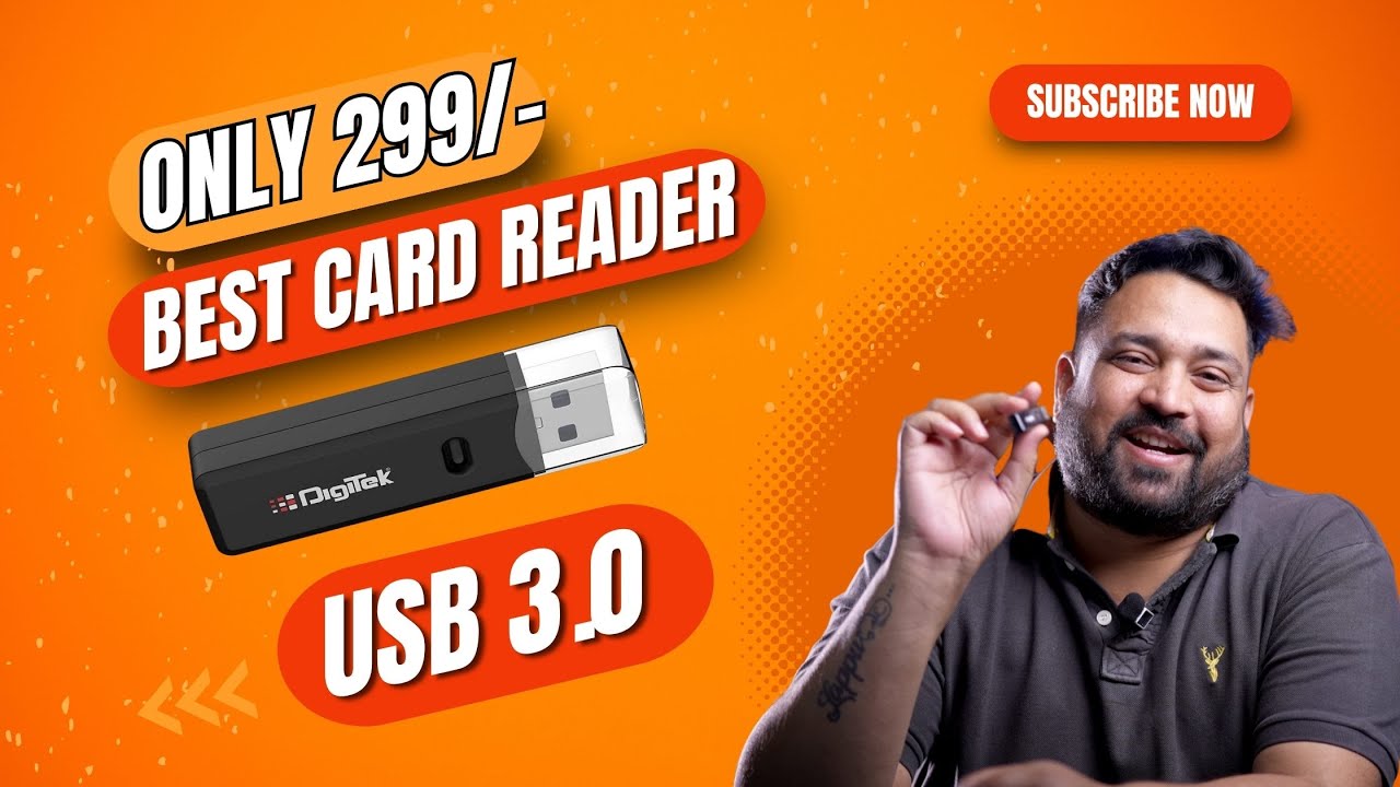 Best Card Reader Under 299 Only || Digitek (DCR-006) High Speed USB 3.0 Card Reader - YouTube