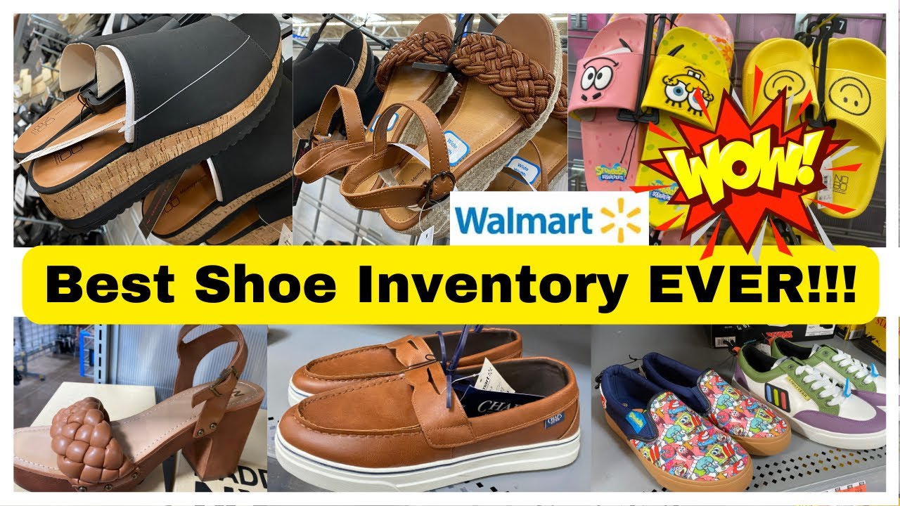 02/10/2023 WALMART BEST SHOE INVENTORY EVER! | SHOP WITH ME | WALMART ...