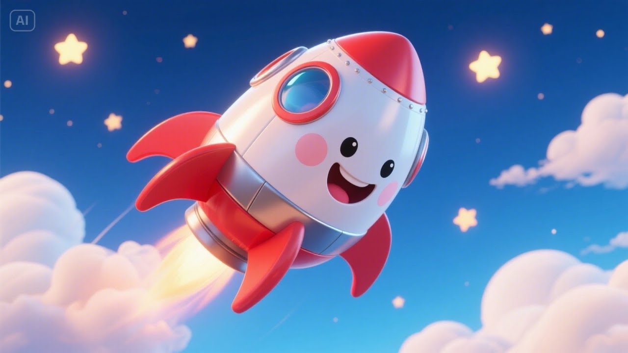 I’m a Little Rocketship | Space Adventure Nursery Rhyme | Educational ...