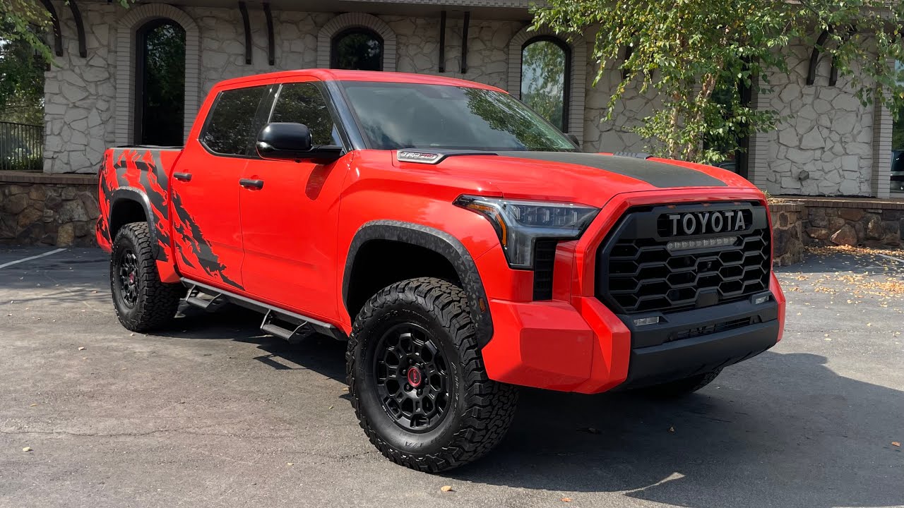 2022 Toyota Tundra TRD Pro HV: Special Edition 4x4 in Orange - 003316 ...