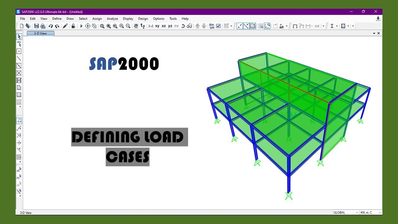 Part 12 How To Define Load Cases In Sap2000 Introduction Of Sap2000 9236