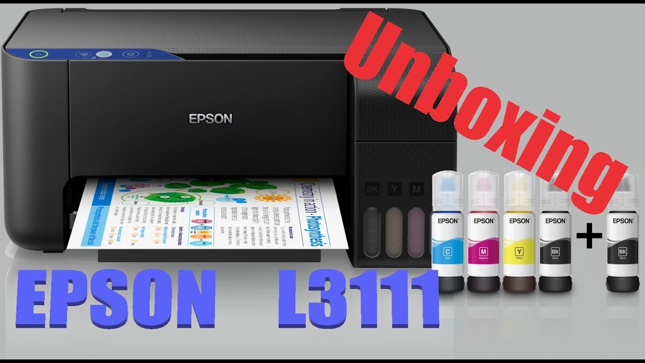 Epson L3111 - UNBOXING - YouTube