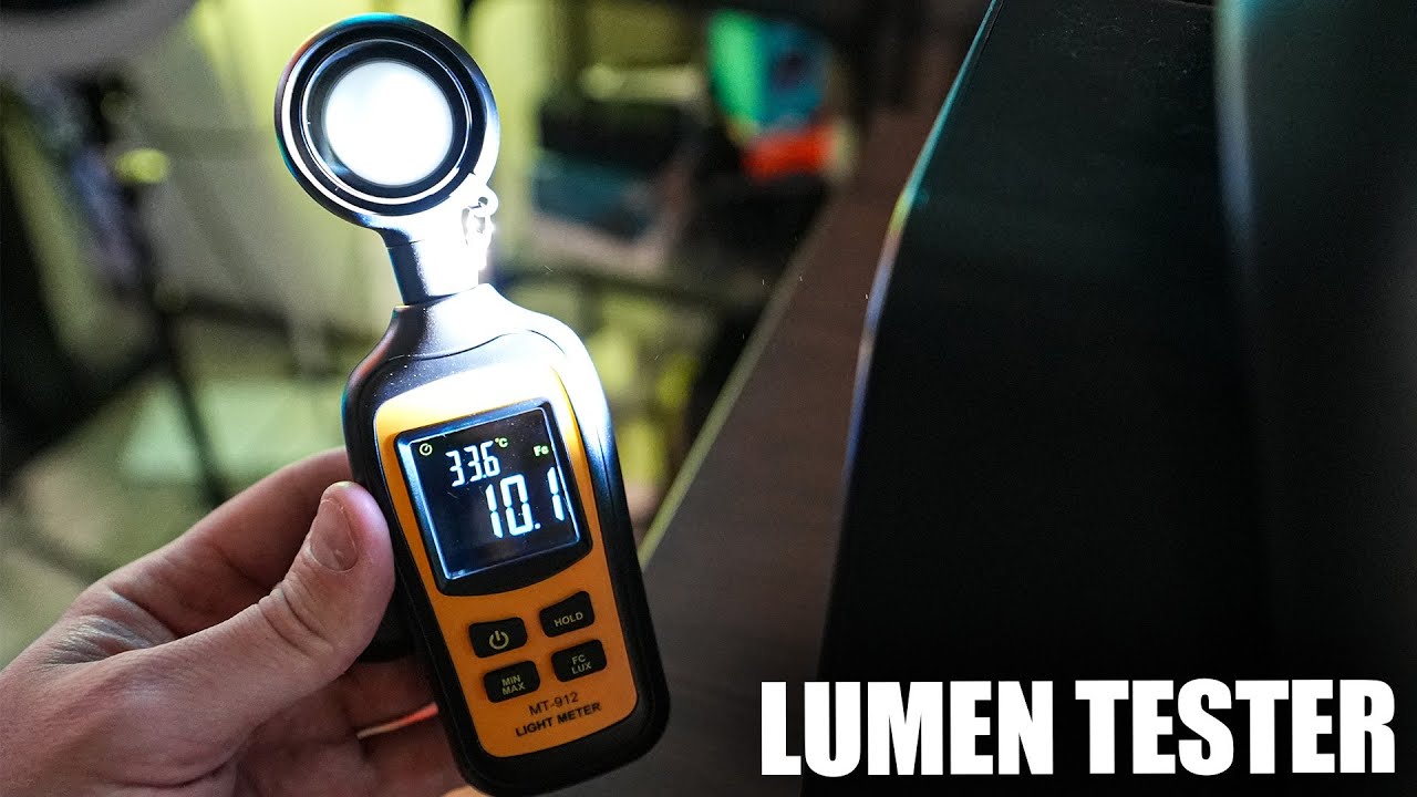 How to test Lumens with this light Meter - YouTube