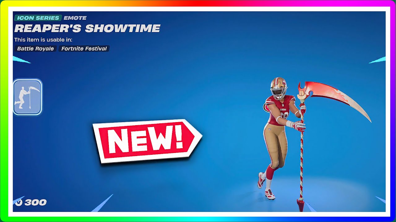 Fortnite Shop *NEW* (Icon Series) Reaper's Showtime Emote! 💝 February ...