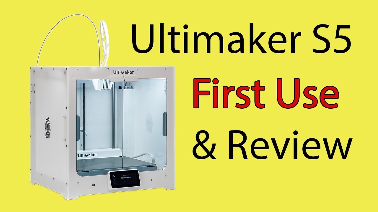Ultimaker S5 First Real World Use - YouTube