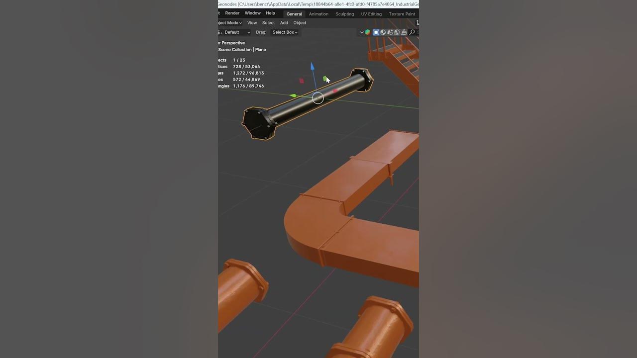 Make Pipes In Blender - Beginner Tutorial #blender3d - YouTube