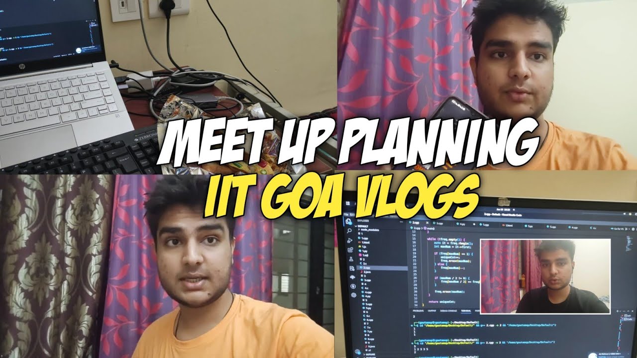 WEB AND APP DEVELOPMENT CLUB MEET UP PLANNING 😃 IIT GOA VLOGS | ESPORTS ...