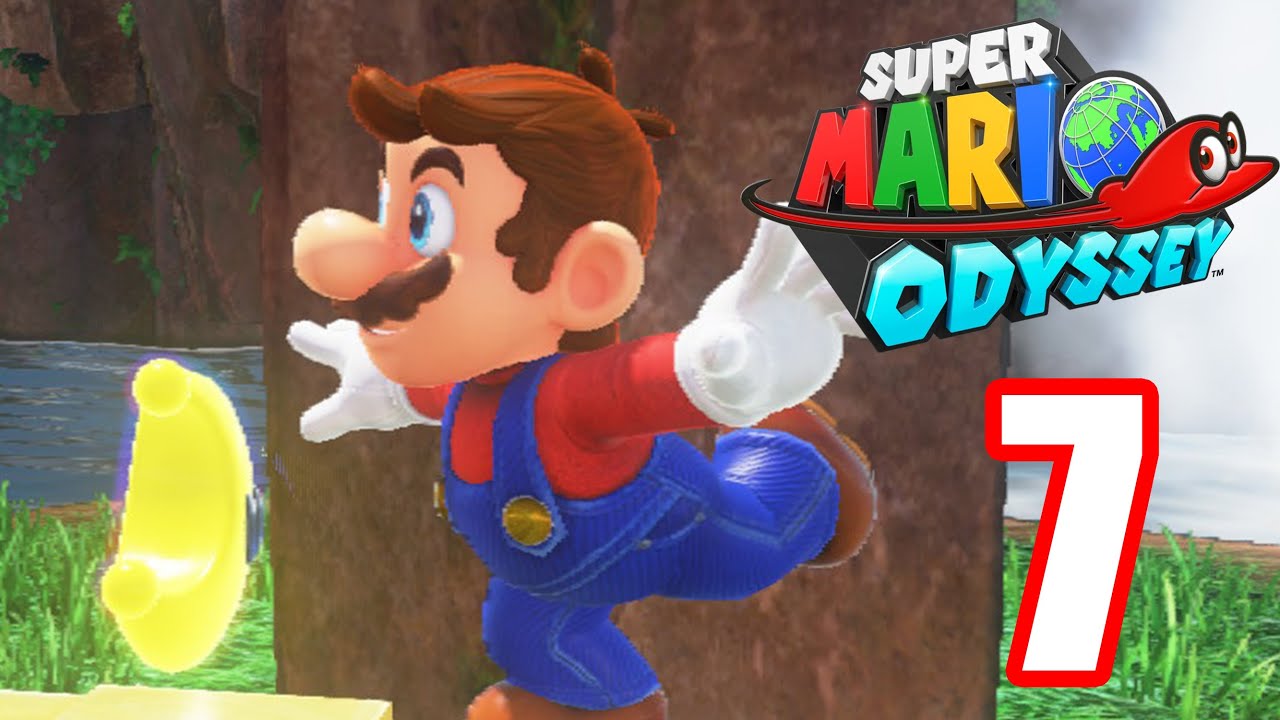 Super Mario Odyssey Gameplay Part 7 - Seaside Kingdom - Bubblaine ...