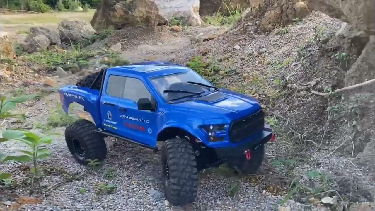 1/8 cool scale Ford Raptor F150 Cragsman 4x4 by Traction Hobby Off Road RC - YouTube