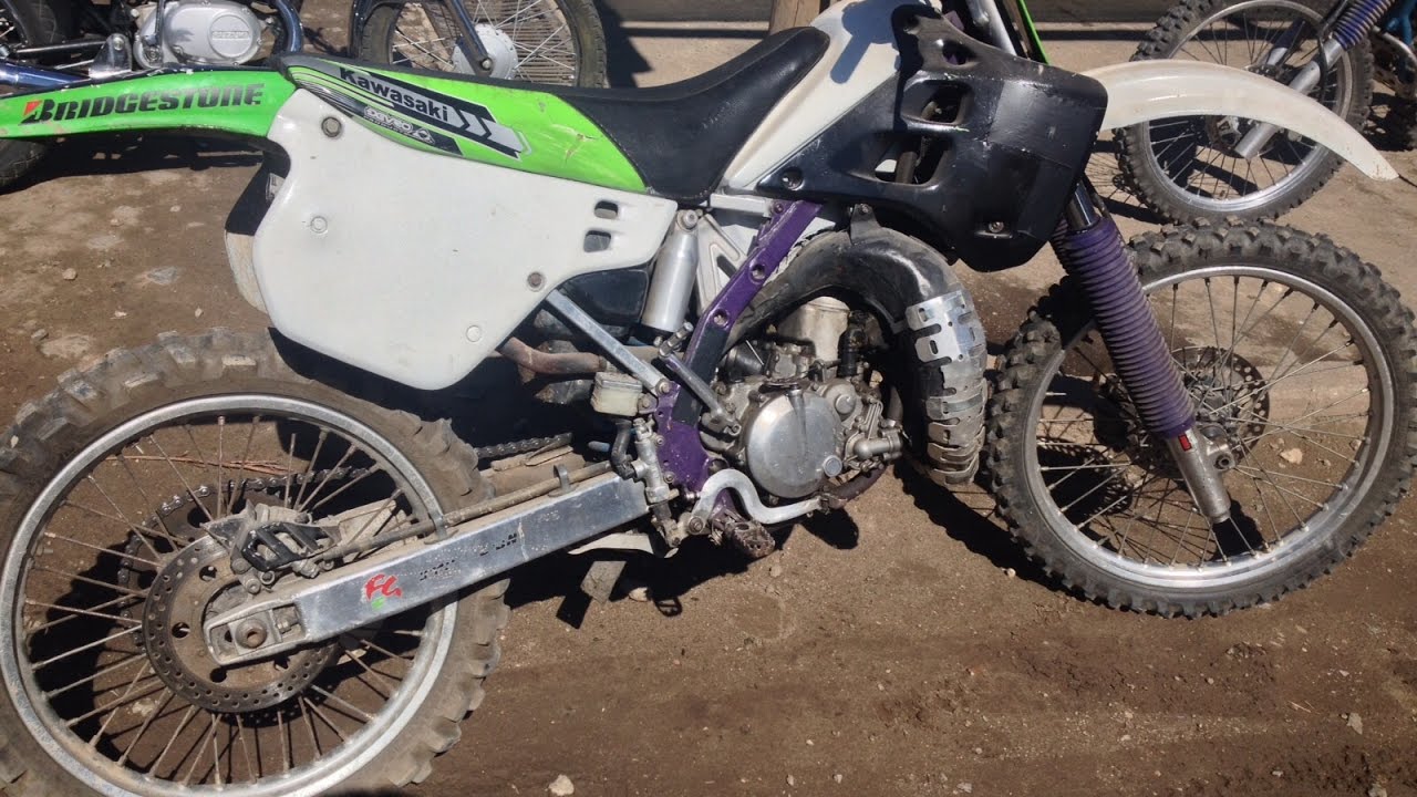 kawasaki kx 125cc 1990 complete restoration - YouTube
