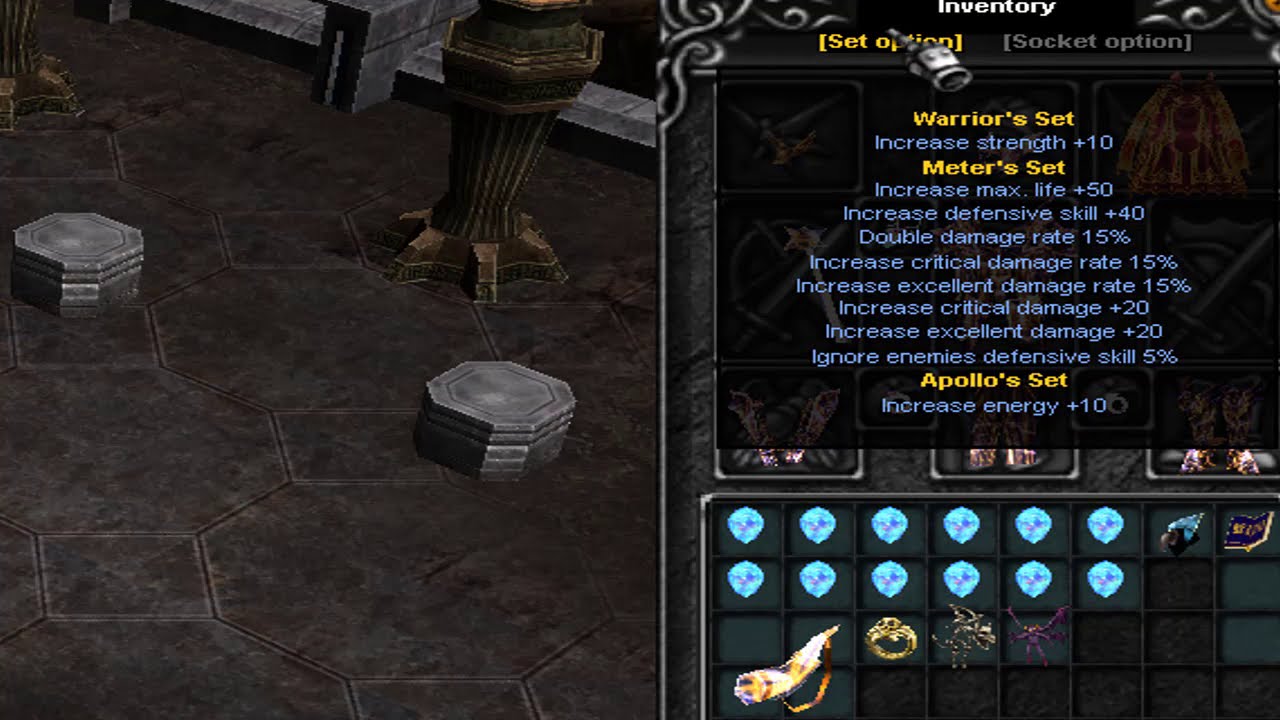 ⚠Super SET de DARK LORD DL Full PVP 😱 Bonus SOCKET castle siegue ...