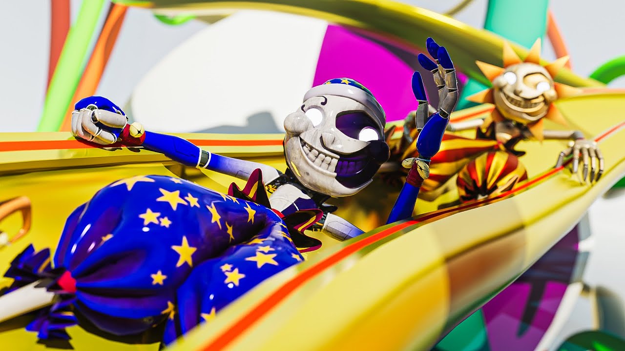 Moondrop and Sunrise Waterpark dayout in VRChat! (FNAF VRchat Rolelay ...