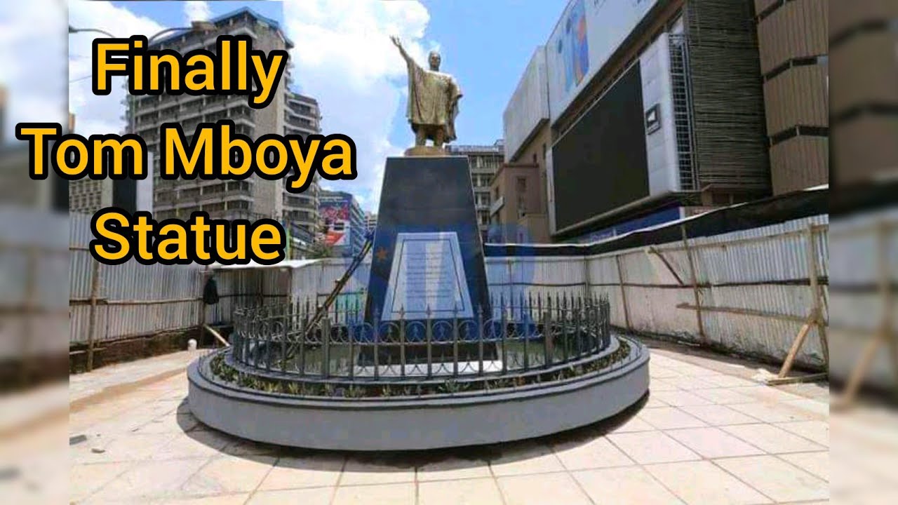 Tom Mboya Statue Finally completed, Looks amazing, Moi Avenue, Kenya ...