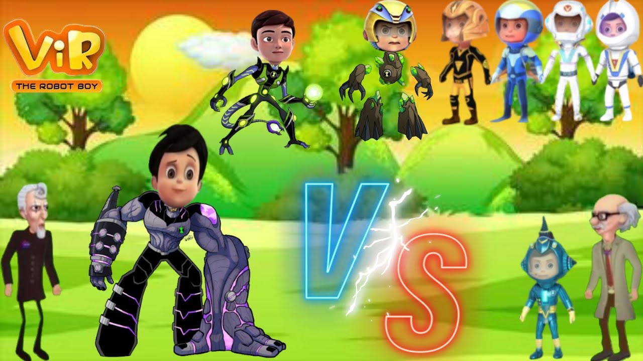 Vir The Robo Boy Vs Robo Boy Ki Ladayi | Roboboy Wala Cartoon | Vir ...