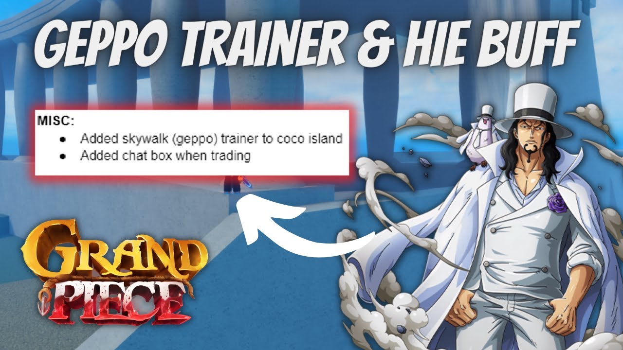 Geppo Trainer & Hie Buff (New GPO Update) - YouTube